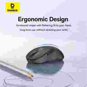 Baseus F02 Ergonomic Wireless Mouse (without Battery) Wireless Mouse ...
